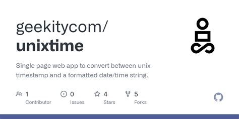 Github Geekitycomunixtime Single Page Web App To Convert Between