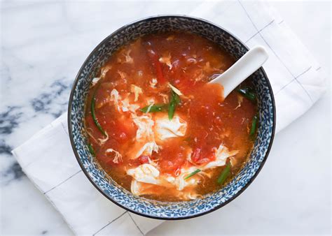 Tomato Egg Drop Soup — Eat Cho Food