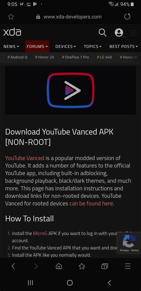 download youtube vanced for free to skip all ads and play videos while