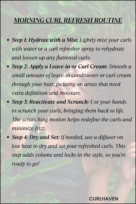 Morning Curl Refresh Routine In 2024 Curly Hair Problems Curly Hair Tips Curly Hair Care