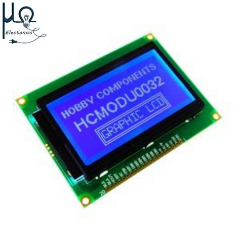 graphic lcd 128×64 pixel display module 12864b v2 0 micro ohm
