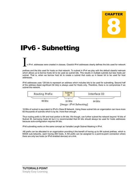 Ipv6 Tutorial PDF