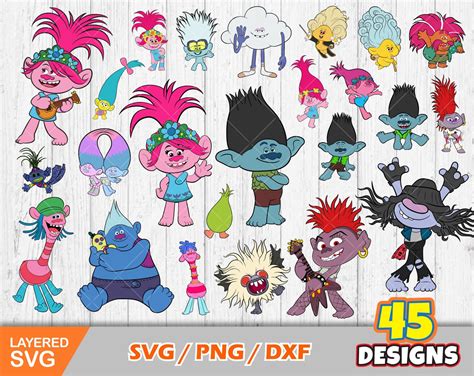 Lista De Todas Las Caras De Trolls Y Sus Nombres Caras Troll