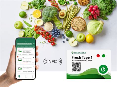 Fresh Tape 1 Single Use Nfc Temperature Data Logger