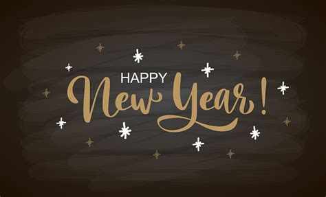 손으로 스케치 새해 카드 배지 아이콘 타이포그래피 크리스마스 새해 인사말 카드 초대 템플릿 배너 포스터에 대한 새해 복 많이 받으세요 벡터 Eps10 겨울에 대한 스톡 벡터