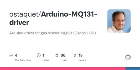 Github Ostaquet Arduino Mq Driver Arduino Driver For Gas Sensor Mq Ozone O