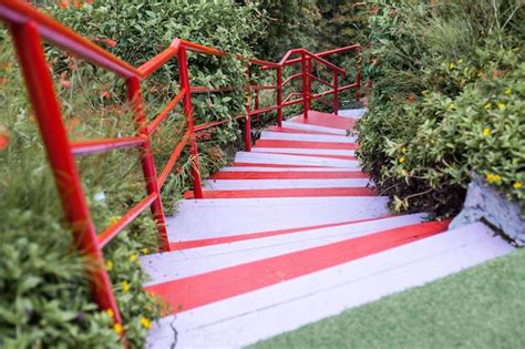 Premium Photo Steps Leading To Grass