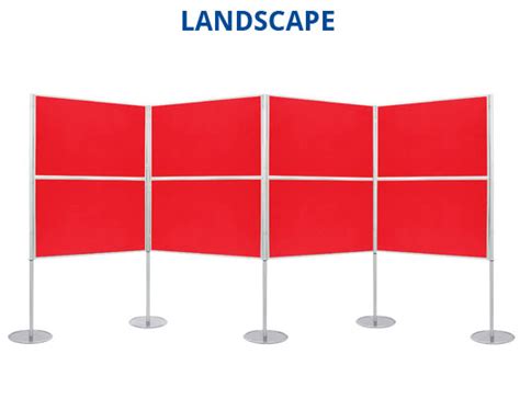 Modular Display 8 Panel Kit With 1000 X 700mm Boards
