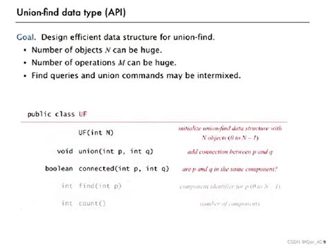 算法第四版 Algorithms Part 1动态联通性 Csdn博客