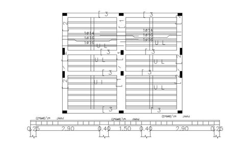 Column With Reinforcement Slab Bar Structure Design Cadbull