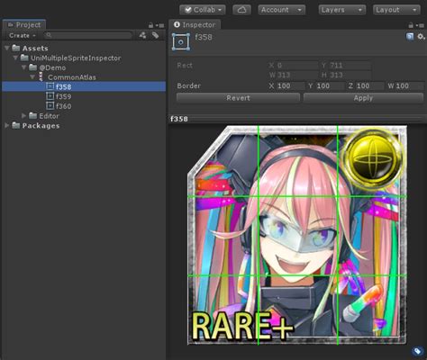 Github Baba Suni Multiple Sprite Inspector Sprite Mode が Multiple の