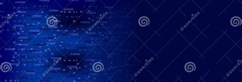 big data binary code circuit background flowing number one and zero