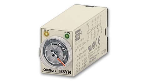 H3yn 41 Ac100 120 Omron Plug In Timer Relay 100 120v Ac 4 Contact 0 1 → 600min 4pdt Rs