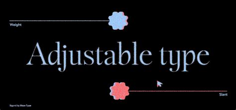 Variable Fonts Type Network