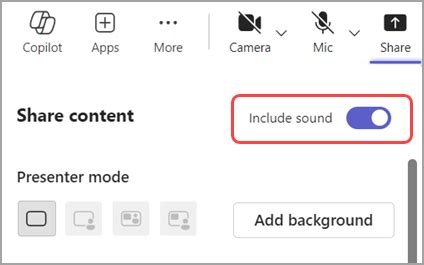 Manage Audio Settings In Microsoft Teams Meetings Microsoft Support