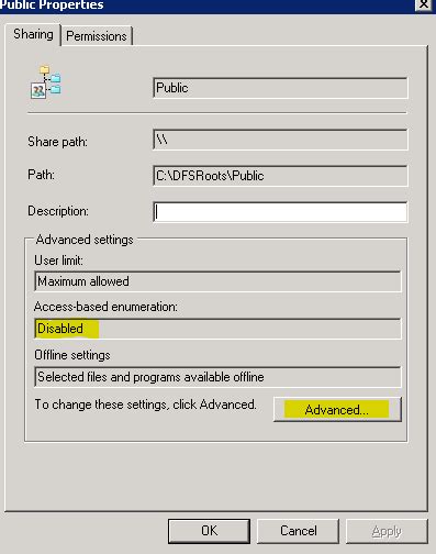 Enable Access Based Enumeration Abe Shabir Yusuf