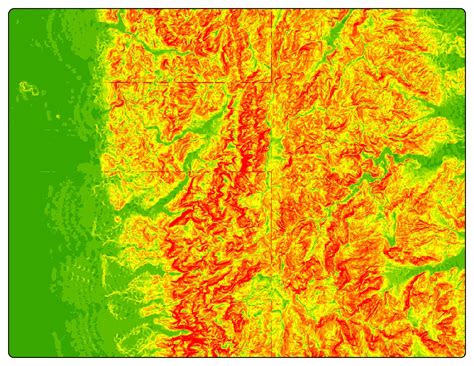 Arcgis Desktop Why Do Lines Appear After Running Slope Andor Aspect