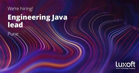 Luxoft India On Linkedin Engineering Lead Java Job Pune Career At Luxoft