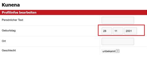 Joomla Birthday Field Not Synchronized With Kunena Birthday Field