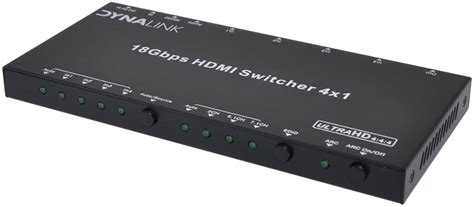 4 Way 4K HDMI Switch With Audio Extractor Wiltronics