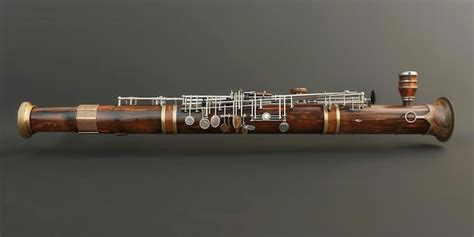 Majestic Contrabassoon Musical Instrument Elegance Concept Premium Ai