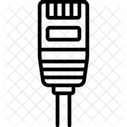 Ethernet Icon Download In Line Style