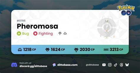 Pheromosa Pokémon Go Dittobase