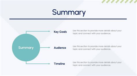 Summary Slide Template S10172202 Infografolio