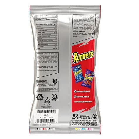 Barcel Runners Sabor Original 280 G H E B México