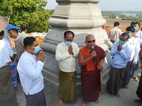 ရခိုင်ပြည်နယ်ဝန်ကြီးချုပ် ဒေါက်တာအောင်ကျော်မင်း မအီမြို့၊အံတော်စေတီ အထက်ဌာပနာပိတ်ပွဲ