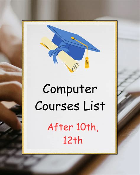 Computer Courses After 12th Course Details Fees Diploma Certificate Pdf