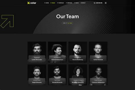 Xstar Creative Agency And Portfolio React Nextjs T Site Templates Ft
