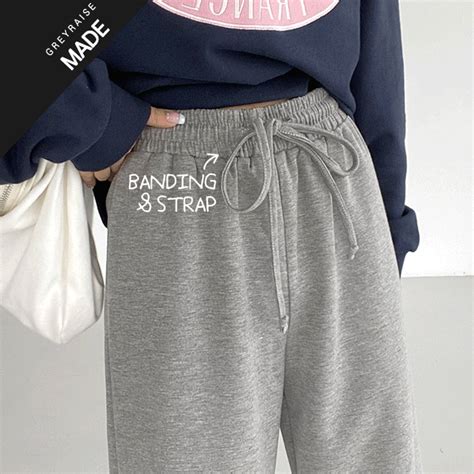 [기본and롱ver 하비추천 ] 소프트와이드밴딩팬츠 3color 빅사이즈 Made 스트링 꾸안꾸 트레이닝 편한바지 Pt 에이블리