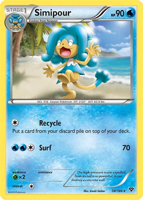 Simipour · Xy Xy 38 ‹ Pkmncards