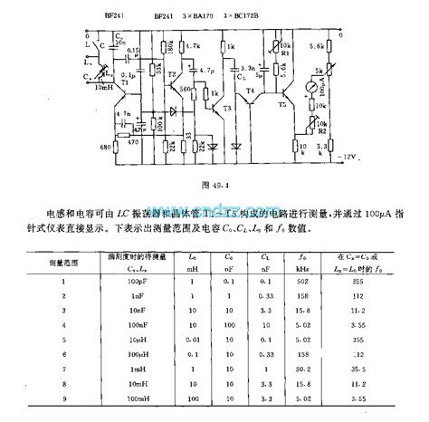 Direct Reading LC Meter Circuit Measuring And Test Circuit Circuit Diagram SeekIC Com