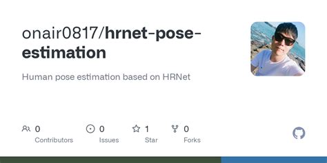 Github Onair0817hrnet Pose Estimation The Project Is Deep Learning