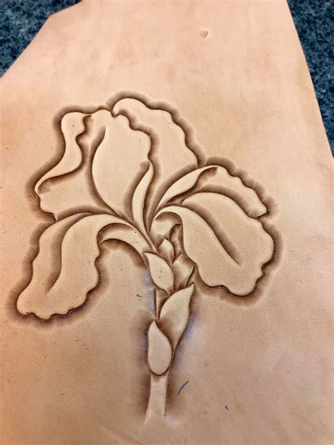 Lazy Y Leather Tooling Sequence For A Iris Facebook