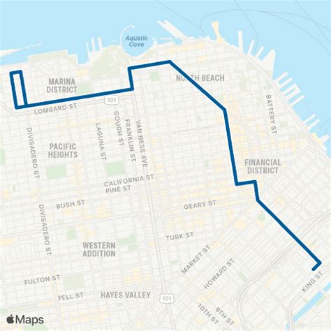 Muni 30 Bus Sf Bay Area