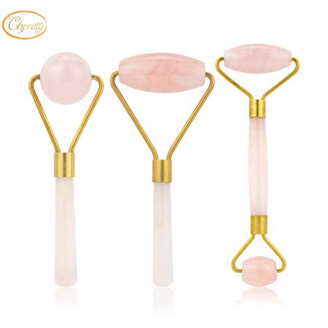 Buy Natural Rose Quartz Facial Massage Crystal Stone Body Jade Massager Derma