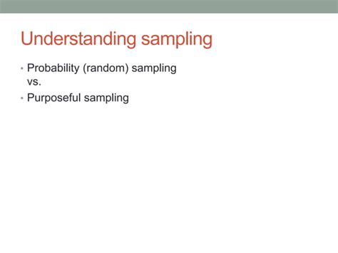 Sampling In Qualitative Research Pptx