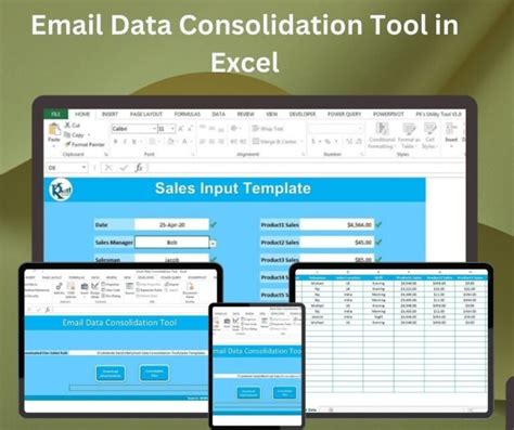 Email Data Consolidation Tool In Excel Next Gen Templates
