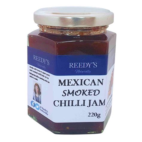 Mexican Smoked Chilli Jam Reedys Naturally