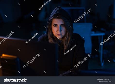 Cybercrime Hacking Technology Concept Female Hacker Stock Photo Shutterstock