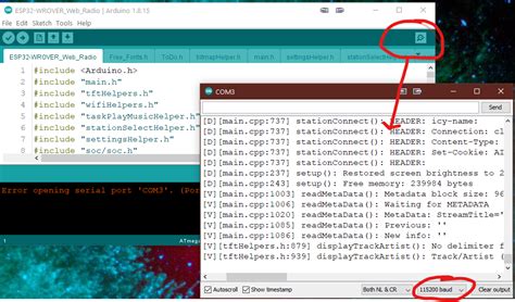 arduino version fails to compile · issue 18 · ralphbacon 205 internet radio · github