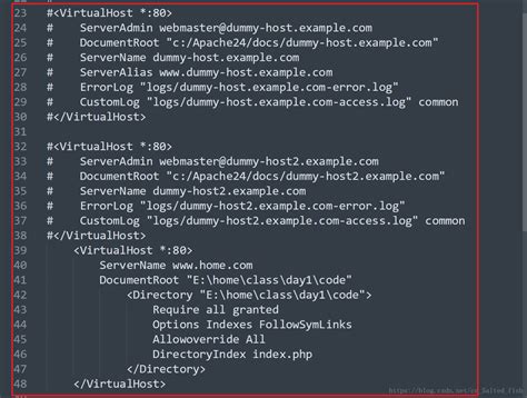 【php学习】—apache配置虚拟主机（基于域名）phpenv 域名配置apache Csdn博客