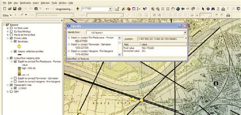 Gis Project With Primary Data And Results Of Subsurface Mapping