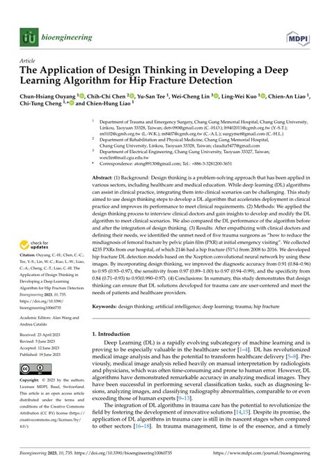 Pdf The Application Of Design Thinking In Developing A Deep Learning