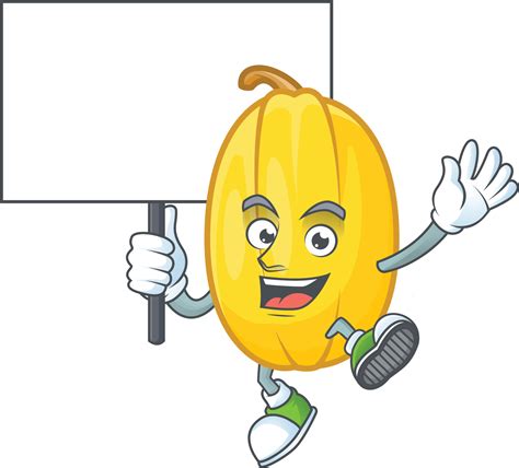 Spaghetti Squash Cartoon Character Style 19893795 Vector Art At Vecteezy