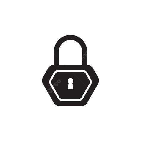 Padlock Logo Icon Sign Illustration Firewall Vector Sign Illustration