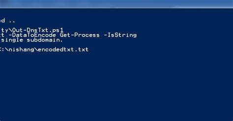 Fun With Dns Txt Records And Powershell Rnetsec